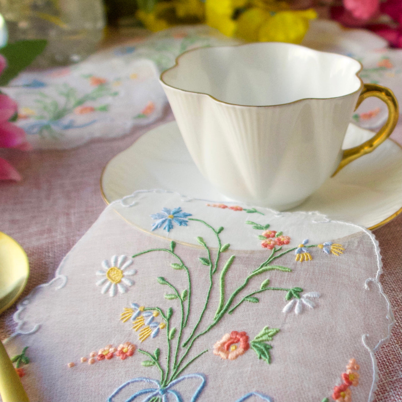 Luxury Vintage Table Linens – Things Most Delightful