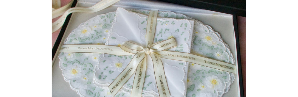 About Us Things Most Delightful® | Fine Vintage Table Linens