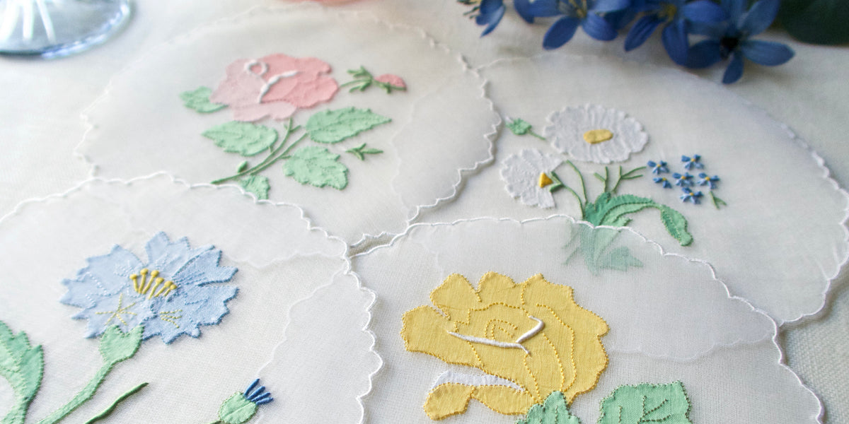 Luxury Vintage Table Linens – Things Most Delightful