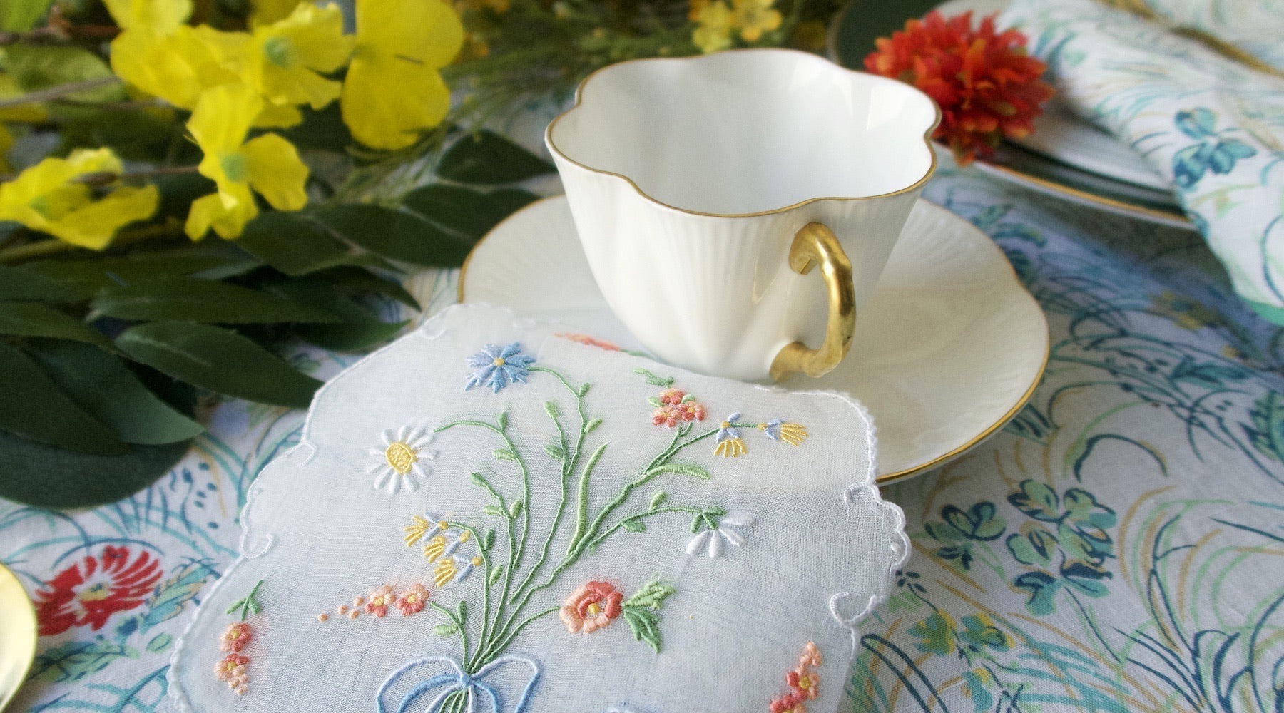 Luxury Vintage Table Linens – Things Most Delightful