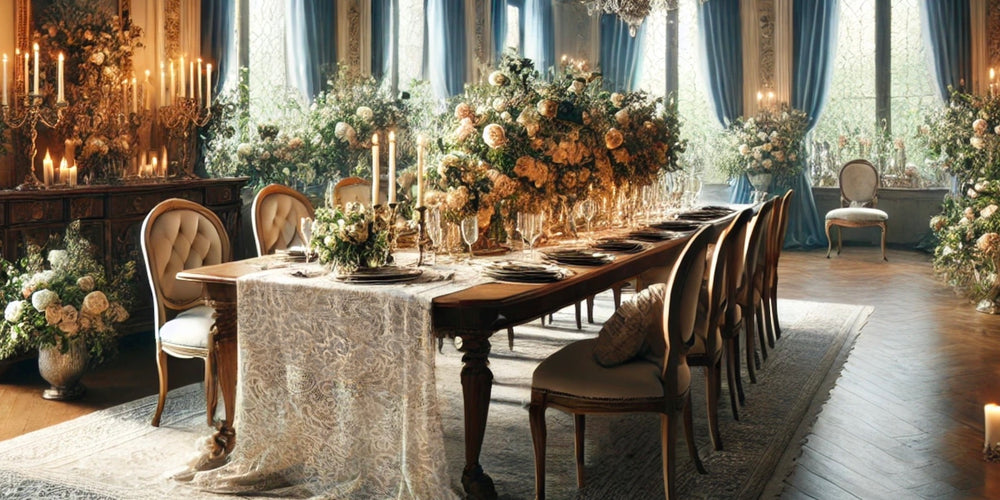 Luxury Vintage Table Linens | Things Most Delightful