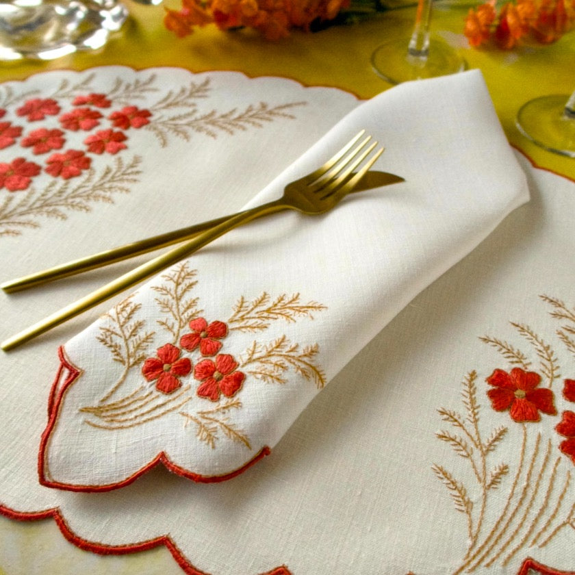 Luxury Vintage Table Linens | Things Most Delightful