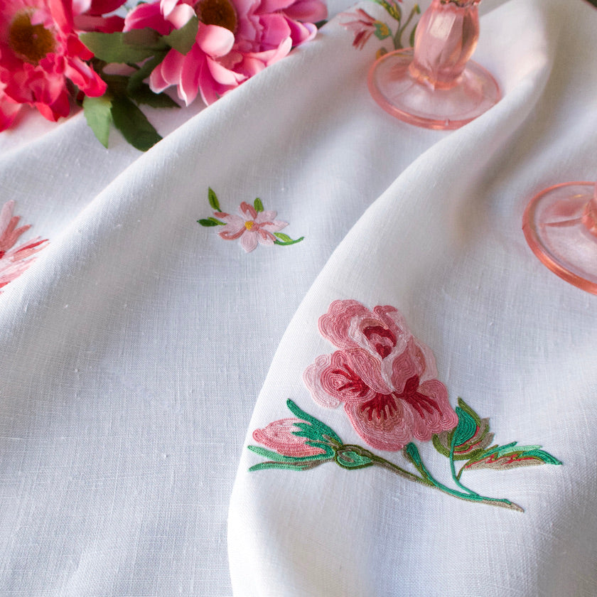 Luxury Vintage Table Linens | Things Most Delightful