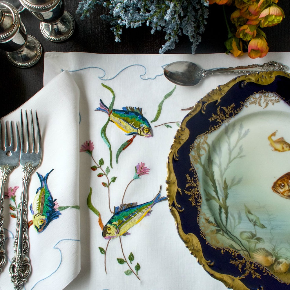 Luxury Vintage Table Linens | Things Most Delightful